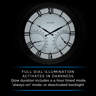 AcuRite 24-Inch, Illuminated Outdoor Wall Clock with Thermometer ...