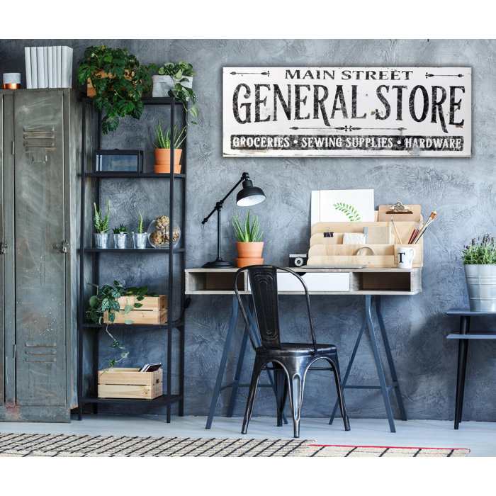 Millwood Pines General Store On Wood Textual Art | Wayfair