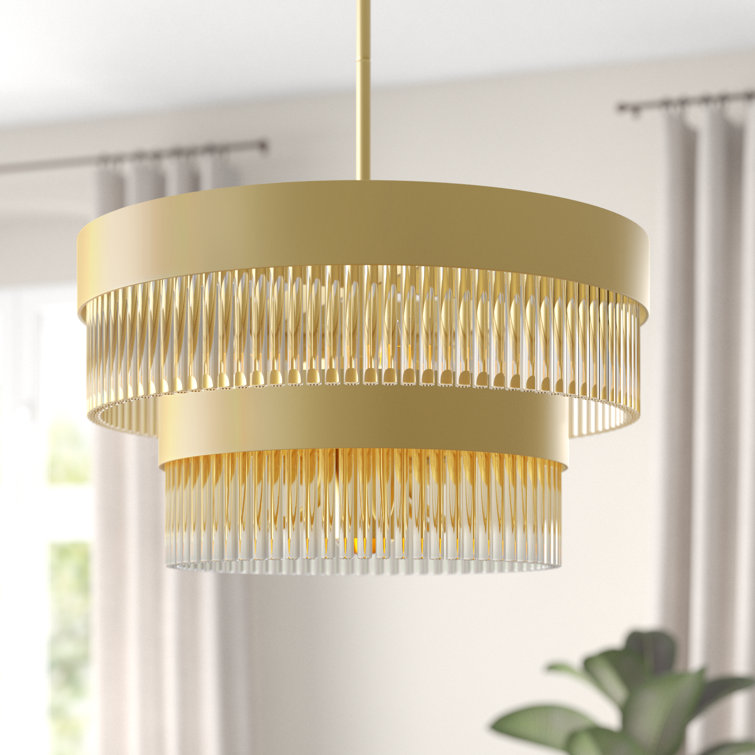 Willa Arlo Interiors Bamey 5 - Light Drum Chandelier & Reviews | Wayfair
