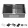 Delta Rivet™ 30" L Workstation Kitchen Sink Undermount 16 Gauge ...