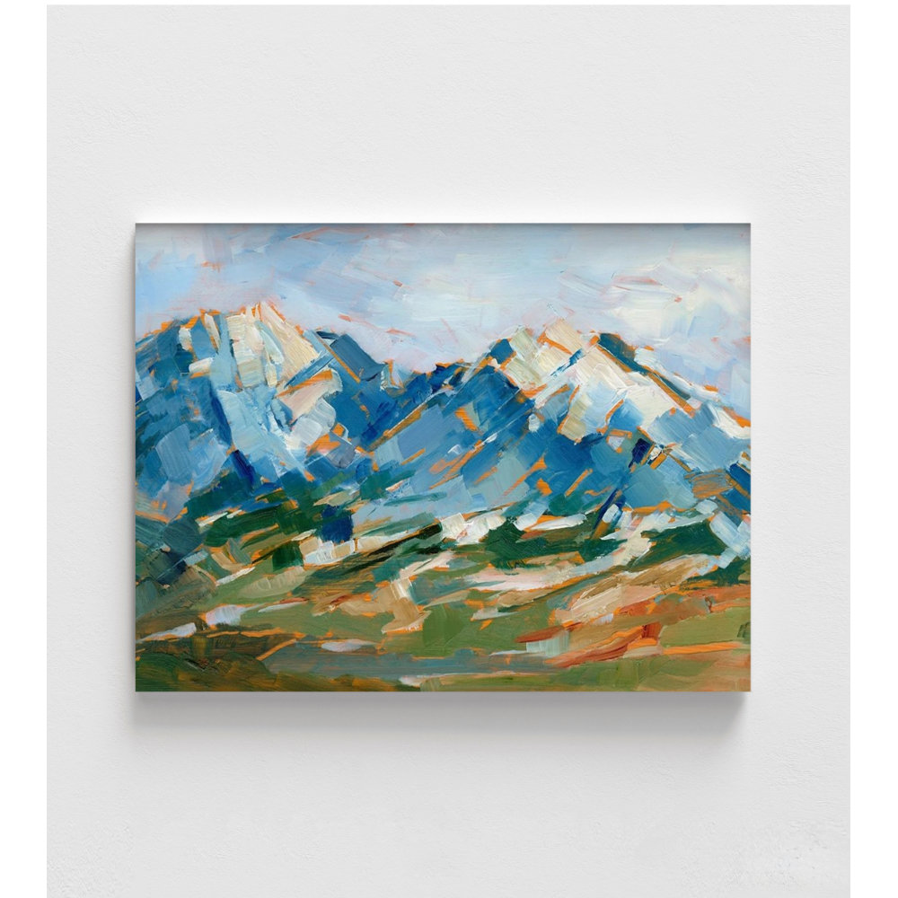WeFrameArt Blue Mountain Peaks I By Ethan Harper, Framed Natural Peaks ...