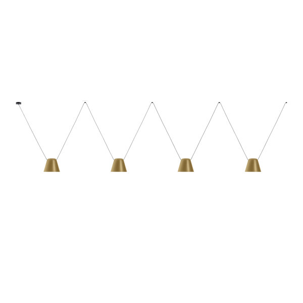 LedsC4 Attic Lateral Pendant End Canopy Cable 4 Cone - Wayfair Canada