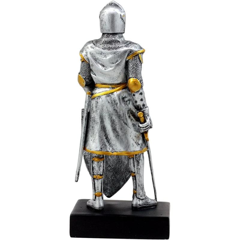 World Menagerie Oakfield Medieval Swordsman Knight of Heraldry Figurine ...