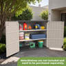 Patiowell 4 Ft. W X 2 Ft. D Outdoor Resin Horizontal Storage Shed ...