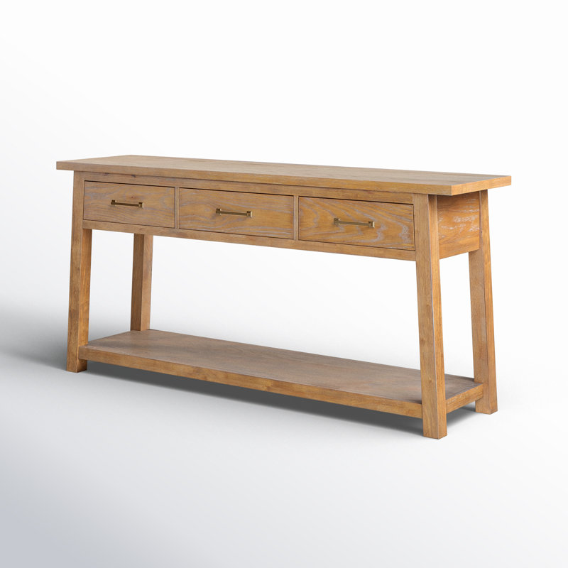 Birch Lane™ Dunkirk 64" Solid Wood Console Table | Wayfair