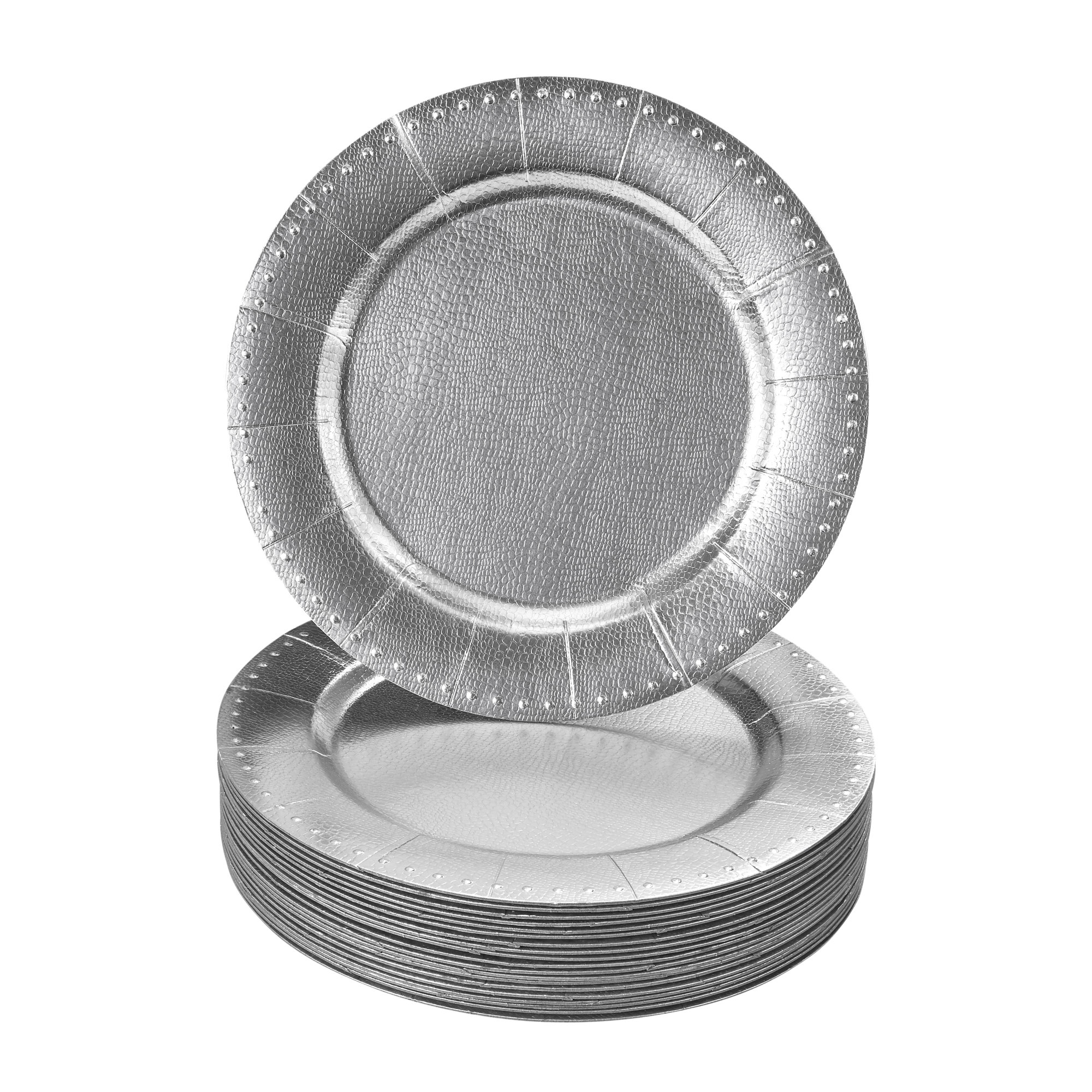 Silver Spoons Heavy Weight Paper Disposable Dinner Plate | Wayfair