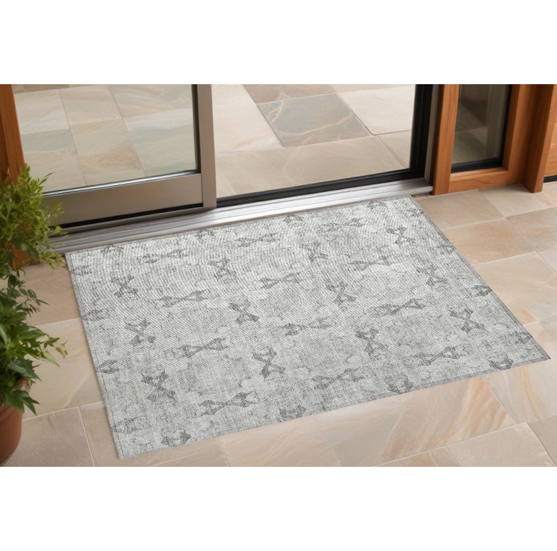 HomeRoots Rectangle Machine Woven Area Rug | Wayfair