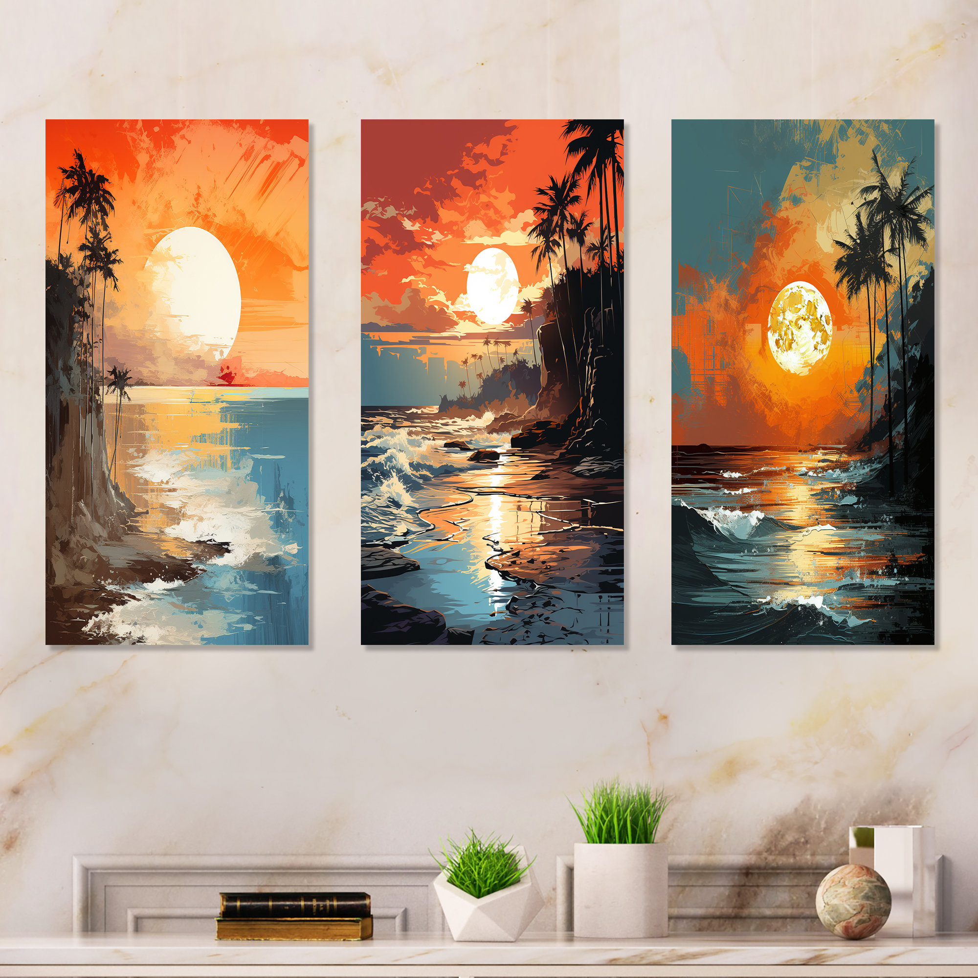 Beachcrest Home™ Sunset Strip Of Coastal Paradise I - Coastal ...