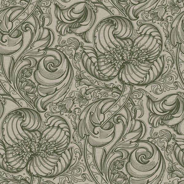 Galerie Wallcoverings Llewelyn-Bowen Off The Wall Floral Down the Dilly ...