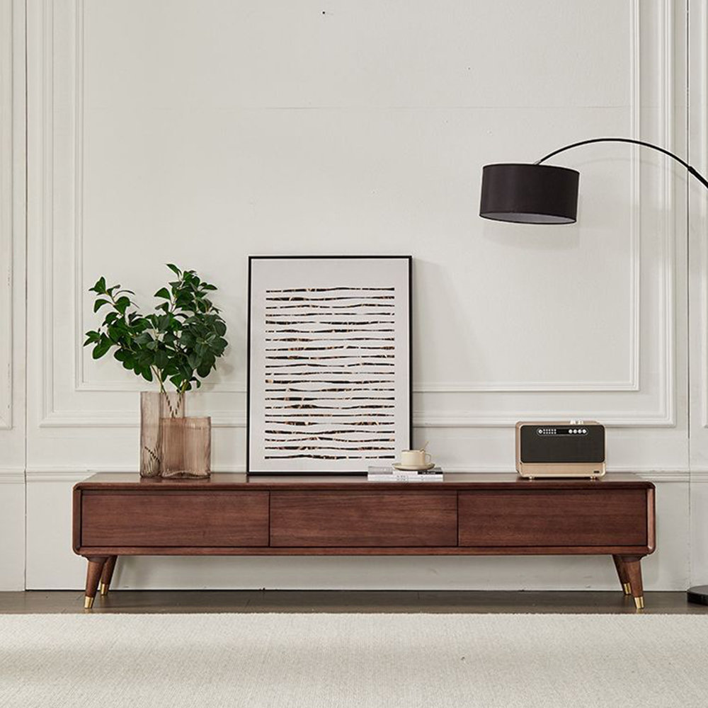 Corrigan Studio® Modern minimalist storage cabinet for TV stand | Wayfair