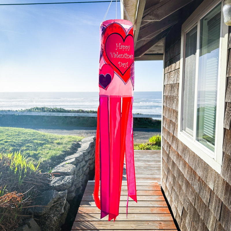 The Holiday Aisle® Valentine's Day 40" Windsock | Wayfair