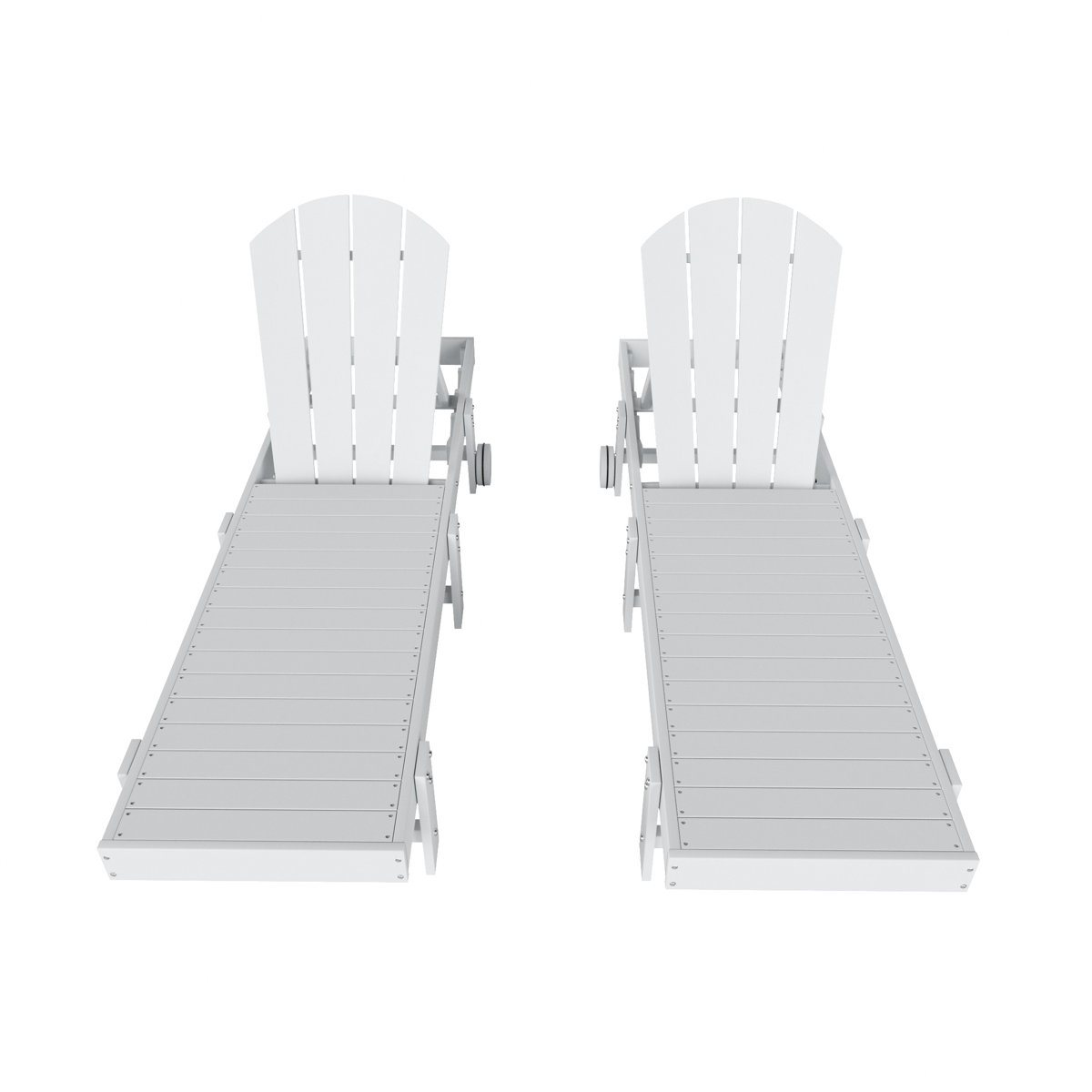 Wade Logan® Laguna 77.6" Long Outdoor All-Weather Poly Reclining Chaise ...