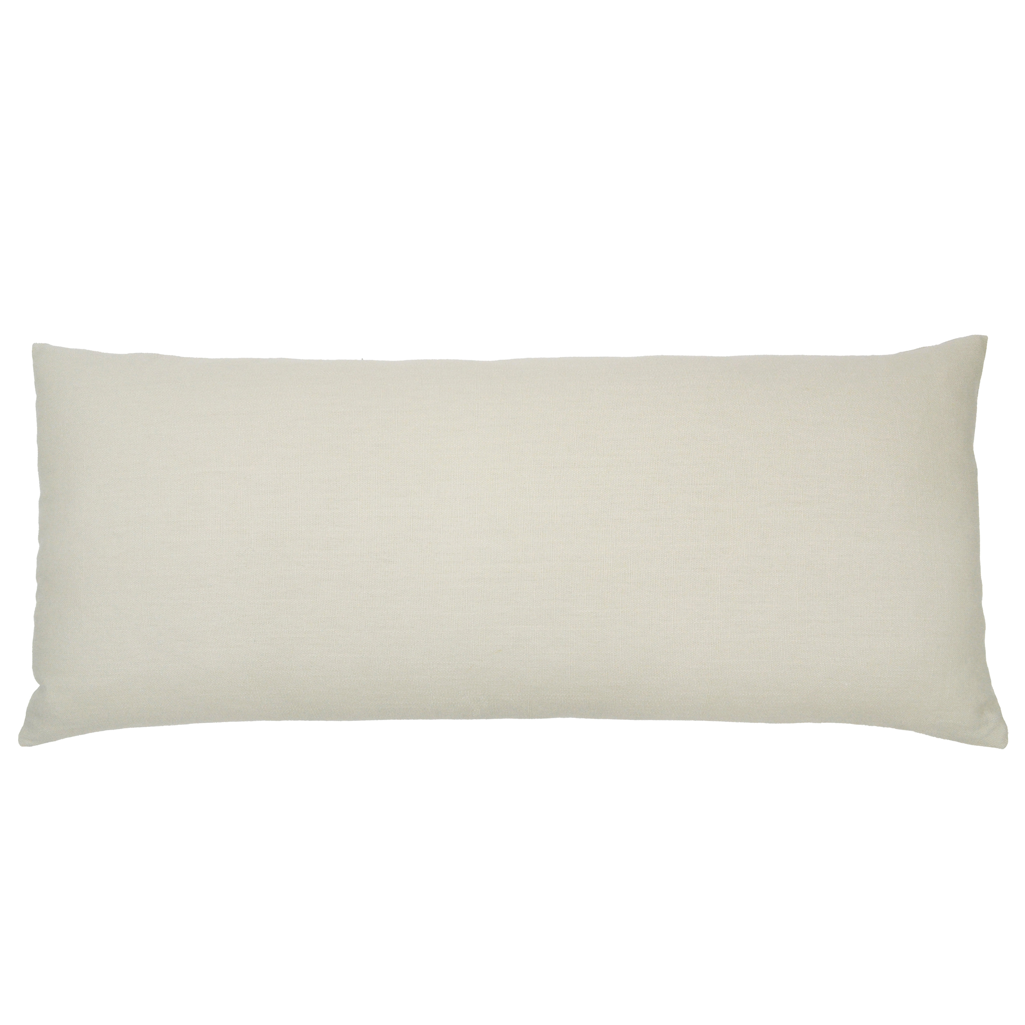Jiti Lux-Linen Down Slate Rectangular Lumbar Cushion | Wayfair