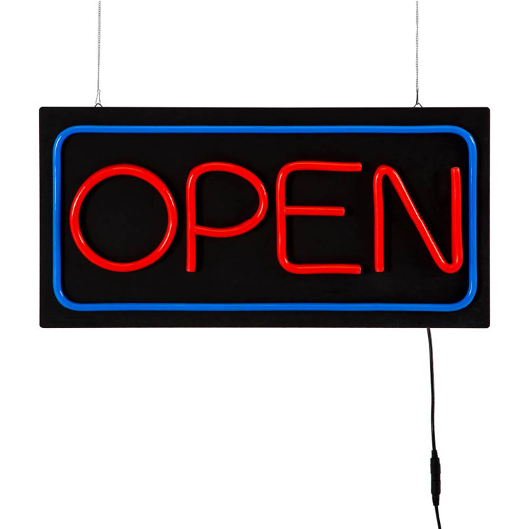 BuyDirectSign Large LED Open Sign - Wayfair Canada