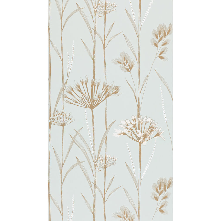 Harlequin Gardinum Floral Metallic Wallpaper Roll | Perigold