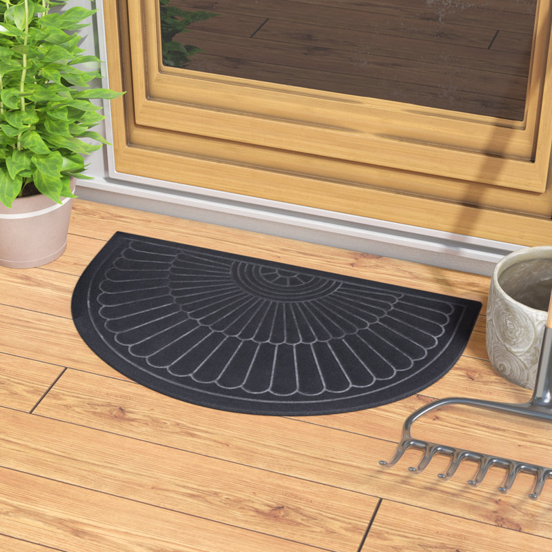 Alcott Hill® Canaan 29.5 in. x 17.75 in. Non-Slip Outdoor Door Mat ...