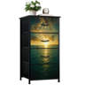 Ebern Designs 4 Drawer Vertical Storage Dresser Aerial View Sail Boat ...