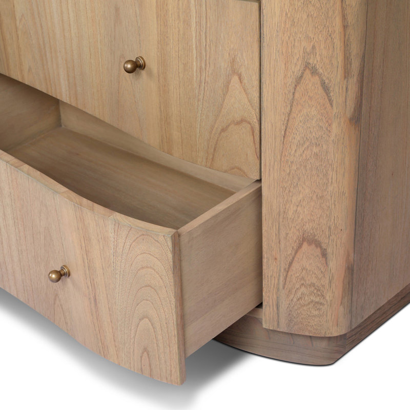 Four Hands Boa 6 Drawer Dresser-Sandy Mindi Veneer | Perigold