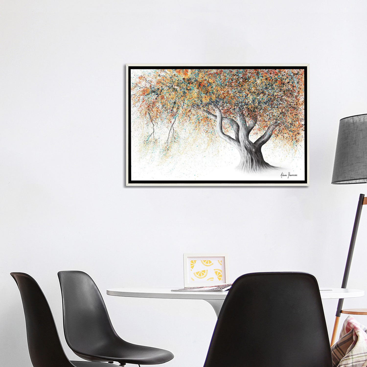 Red Barrel Studio Rusty Autumn Tree Framed by Ashvin Harrison Print ...