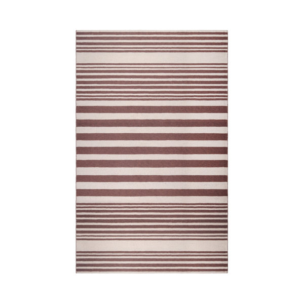 Superior Modern Coastal Striped Indoor Outdoor Area Rug - Wayfair Canada