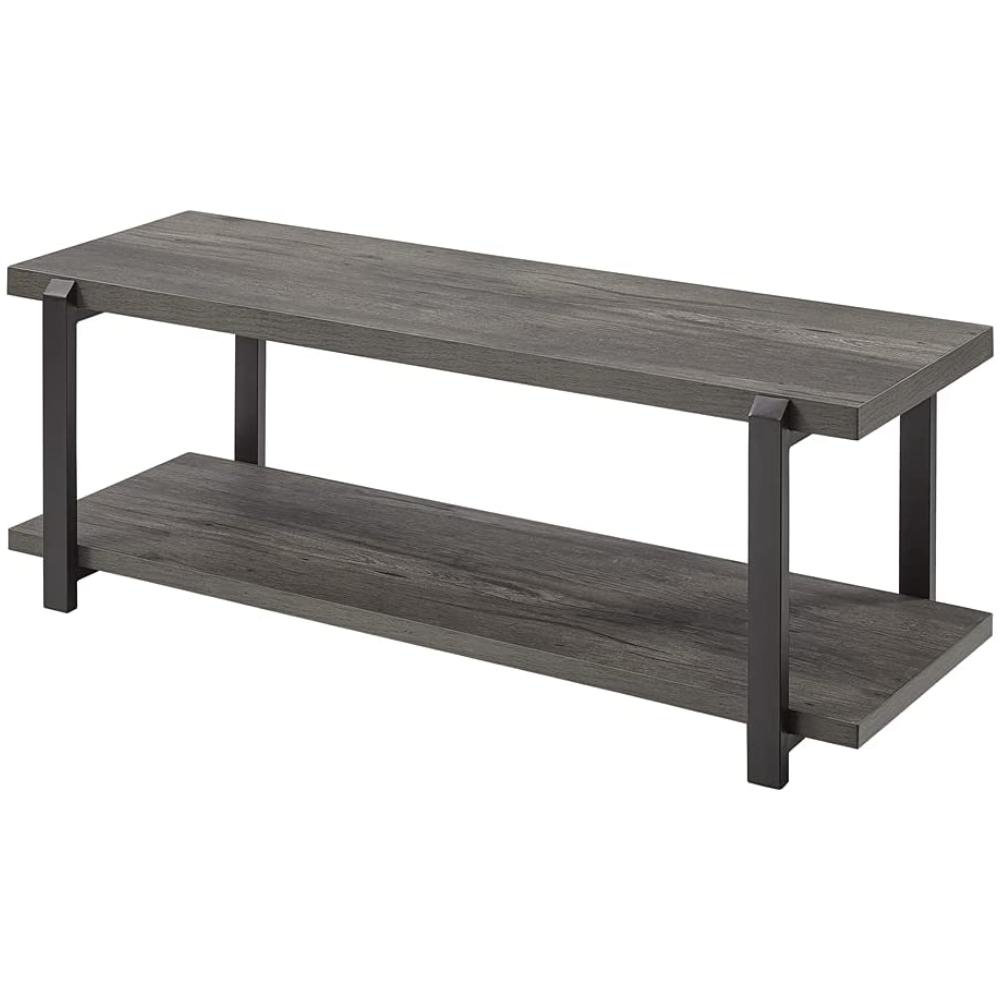 Gracie Oaks Temika Shelves Storage Bench | Wayfair