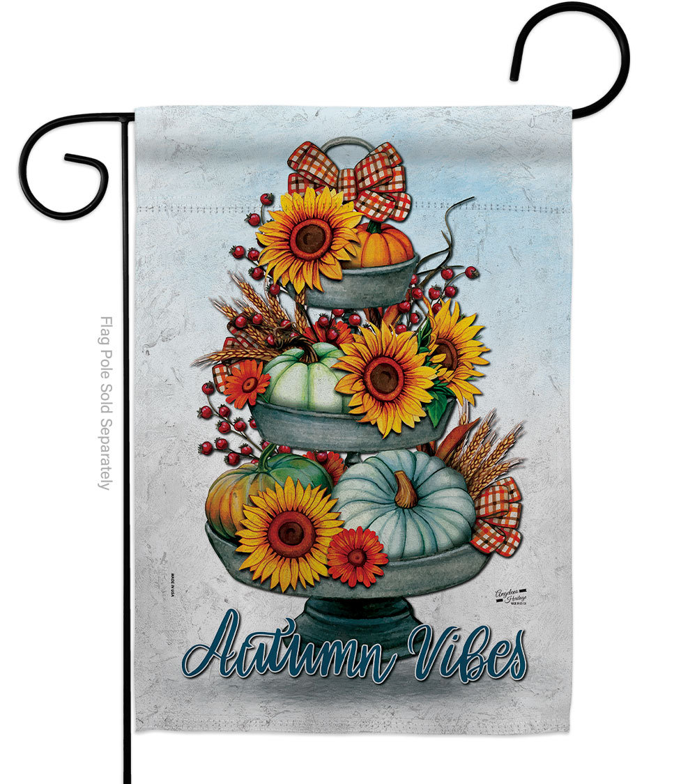 Rosalind Wheeler Alket 2-Sided Polyester 19 x 13 in. Garden Flag | Wayfair