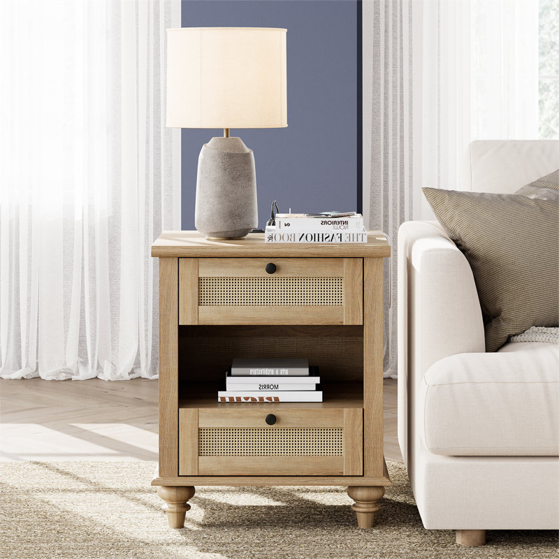 Sand & Stable™ Scarlett Shingo 2 - Drawer End Table with Storage and ...