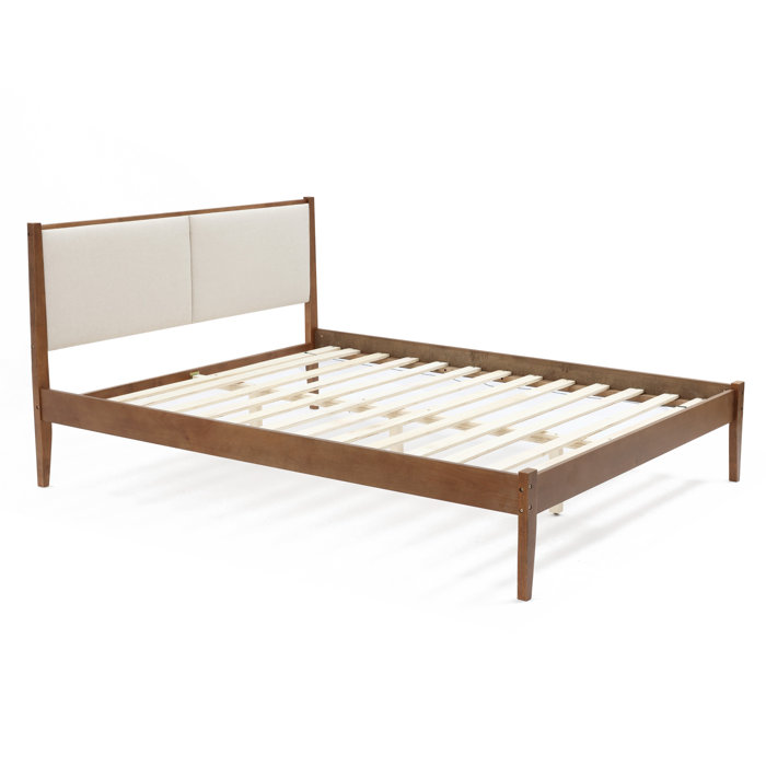 Wade Logan® Brainley Upholstered Panel Bed & Reviews | Wayfair