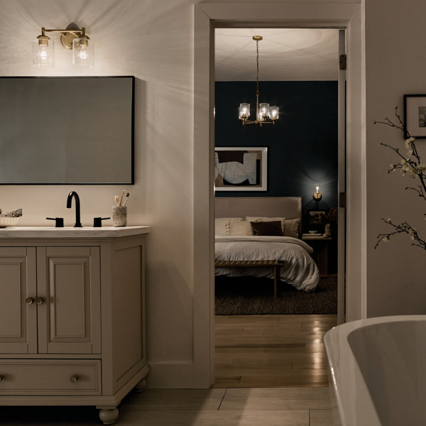 Mercer41 Tevell 2 - Light Dimmable Vanity Light | Wayfair