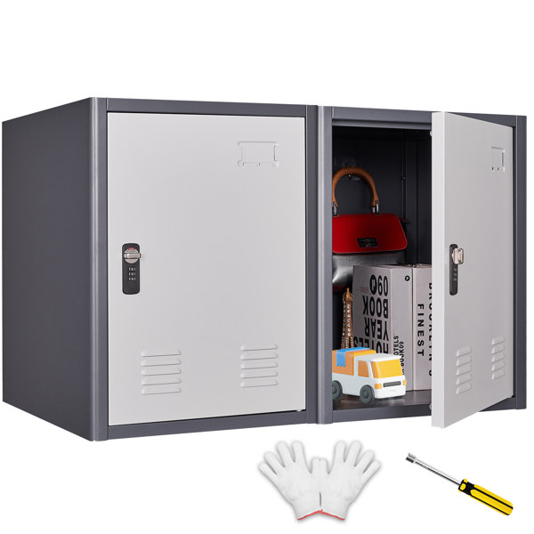 HomeNest 3.5cub Locker Storage Cabinet, 19.7"h Metal Locker Storage ...