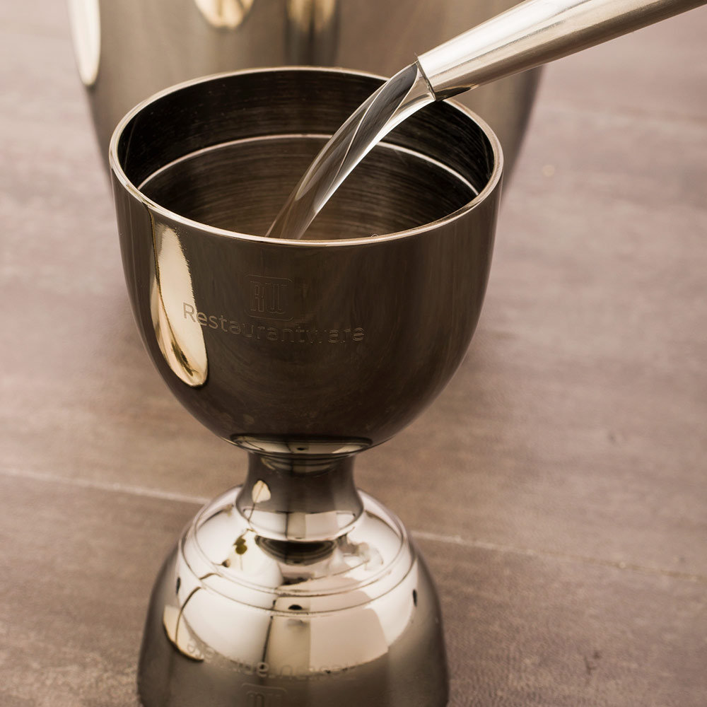 Restaurantware Bar Lux 1 Oz / 2 Oz Stainless Steel Jigger - Negroni - 1 ...
