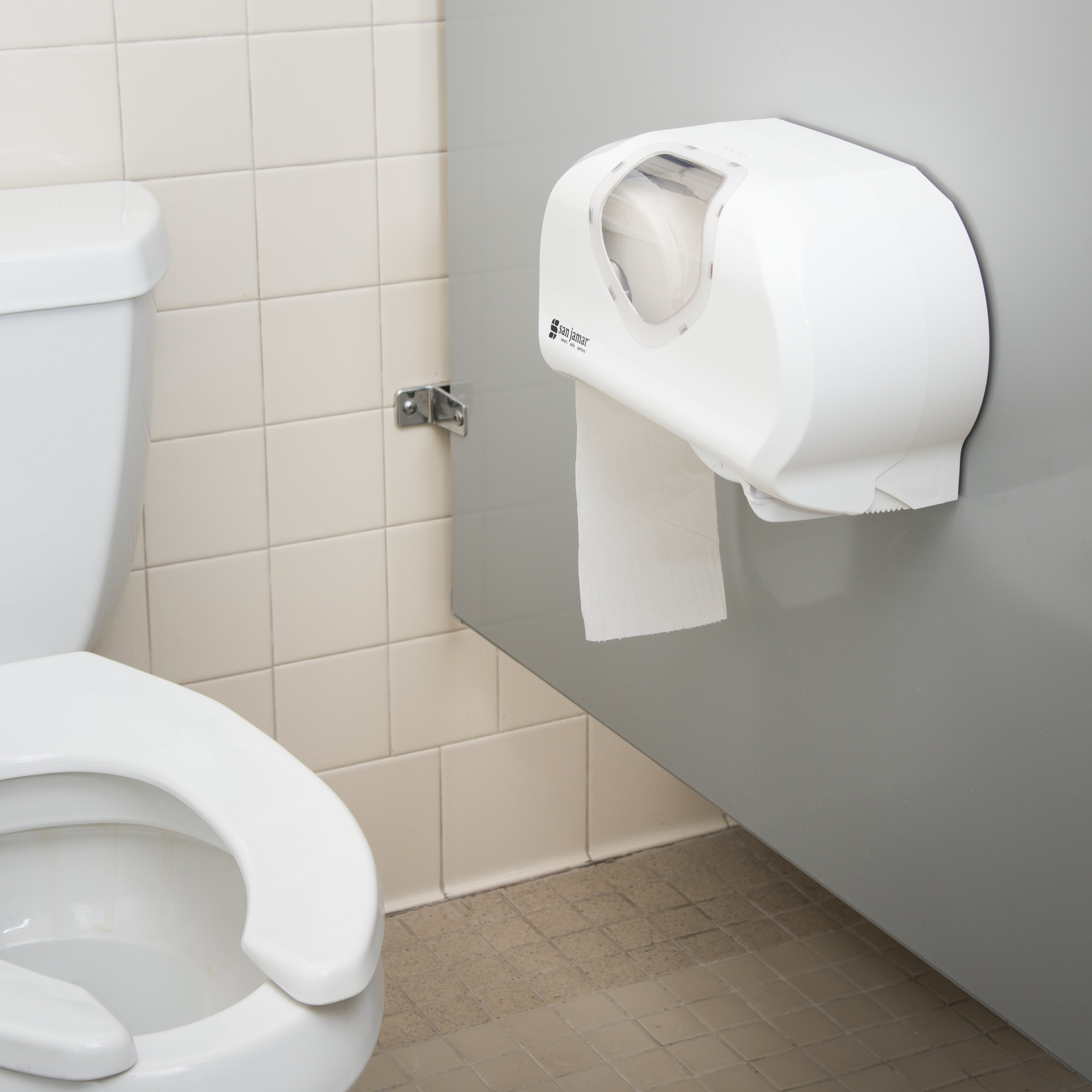 San Jamar Oceans Single Roll JBT Toilet Tissue Dispenser in Black Pearl ...