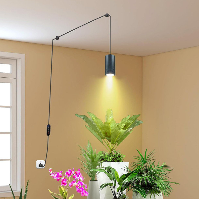 Kiflic Plant Hanging Grow Light Full Spectrum Warm White Color with ...