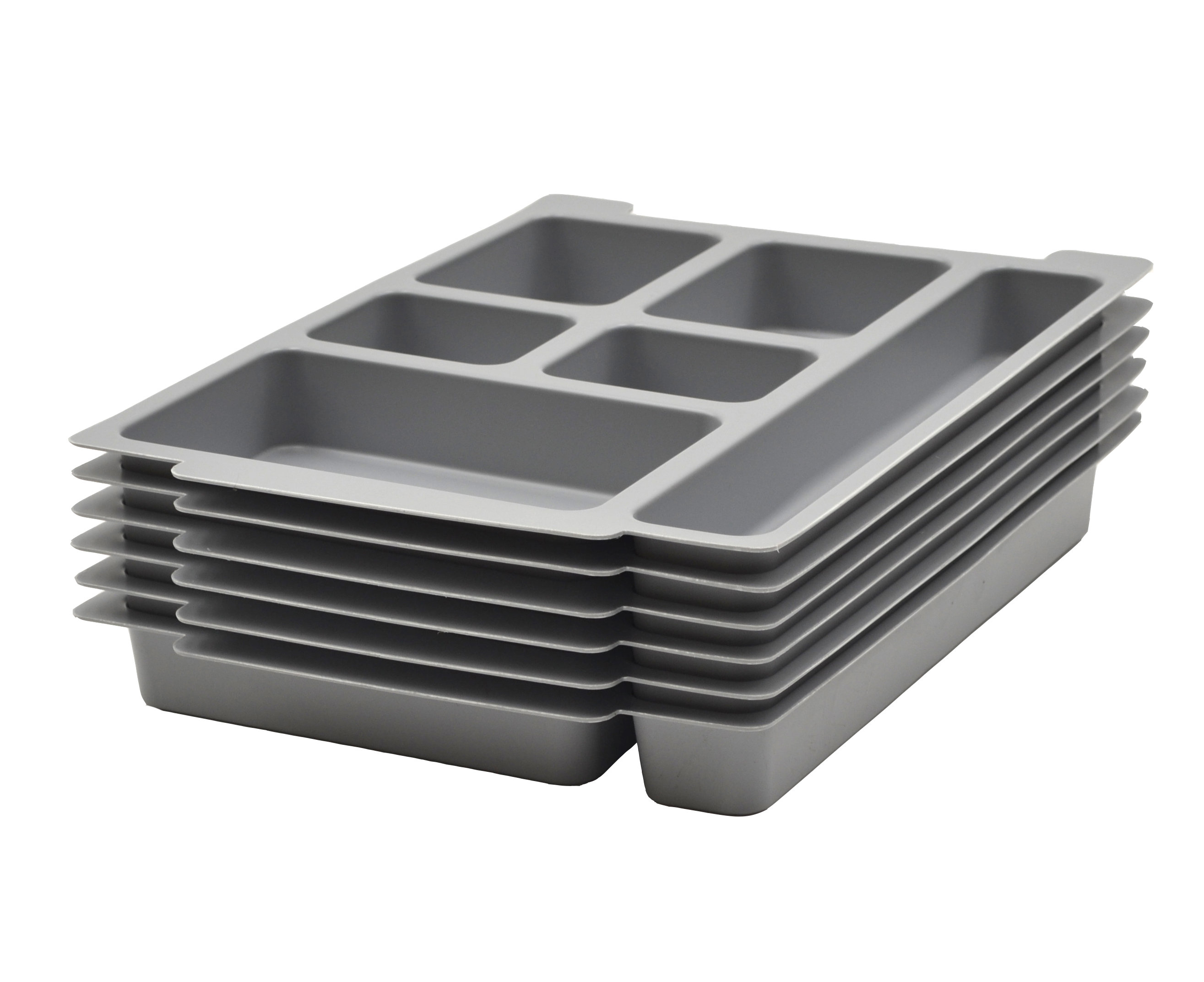 Gratnells Moulded Insert 6 Compartment Cubby Bin with Trays - Wayfair ...