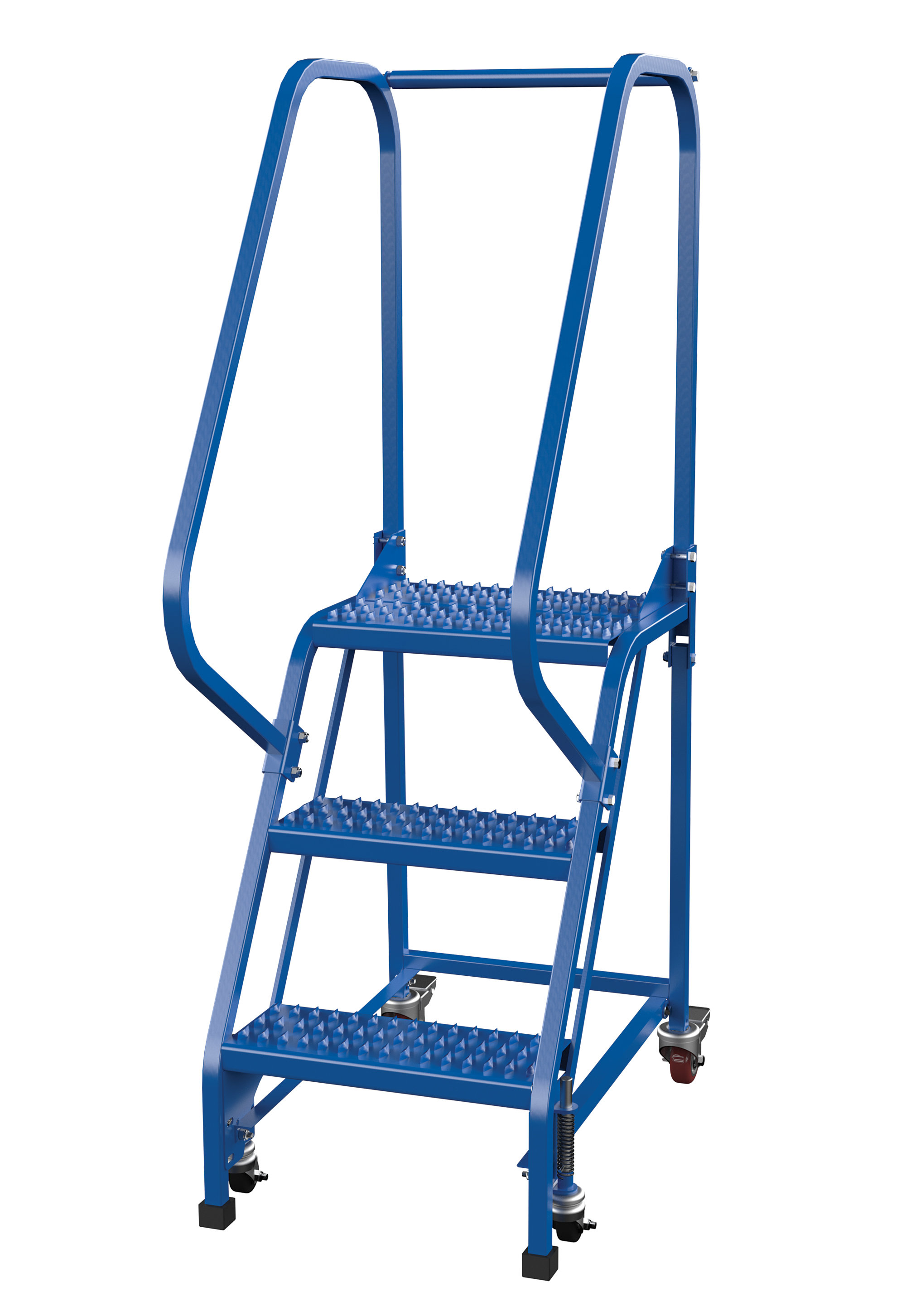 WFX Utility™ Affric 3 - Step Steel Rolling Step Stool | Wayfair