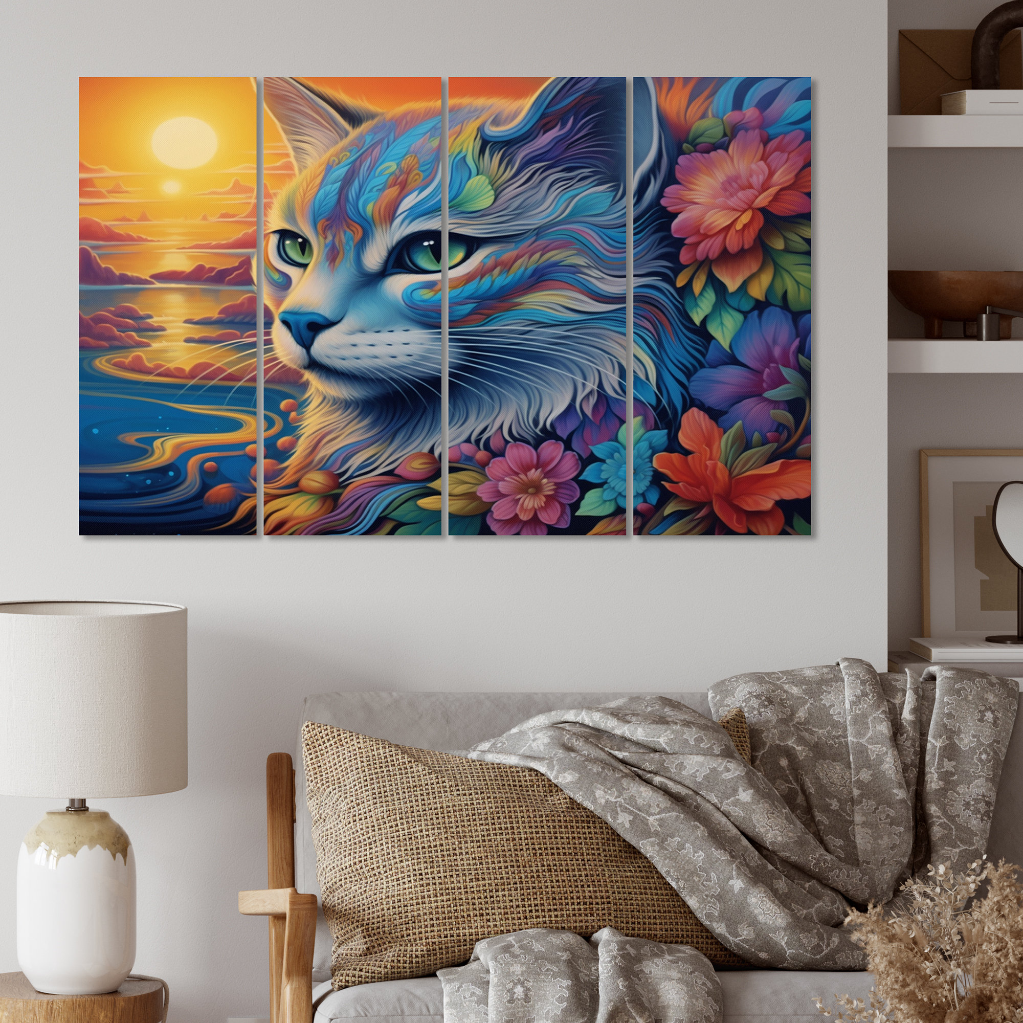 Winston Porter Portrait Of A Beautiful Gracious Cat II - Animals Cat ...