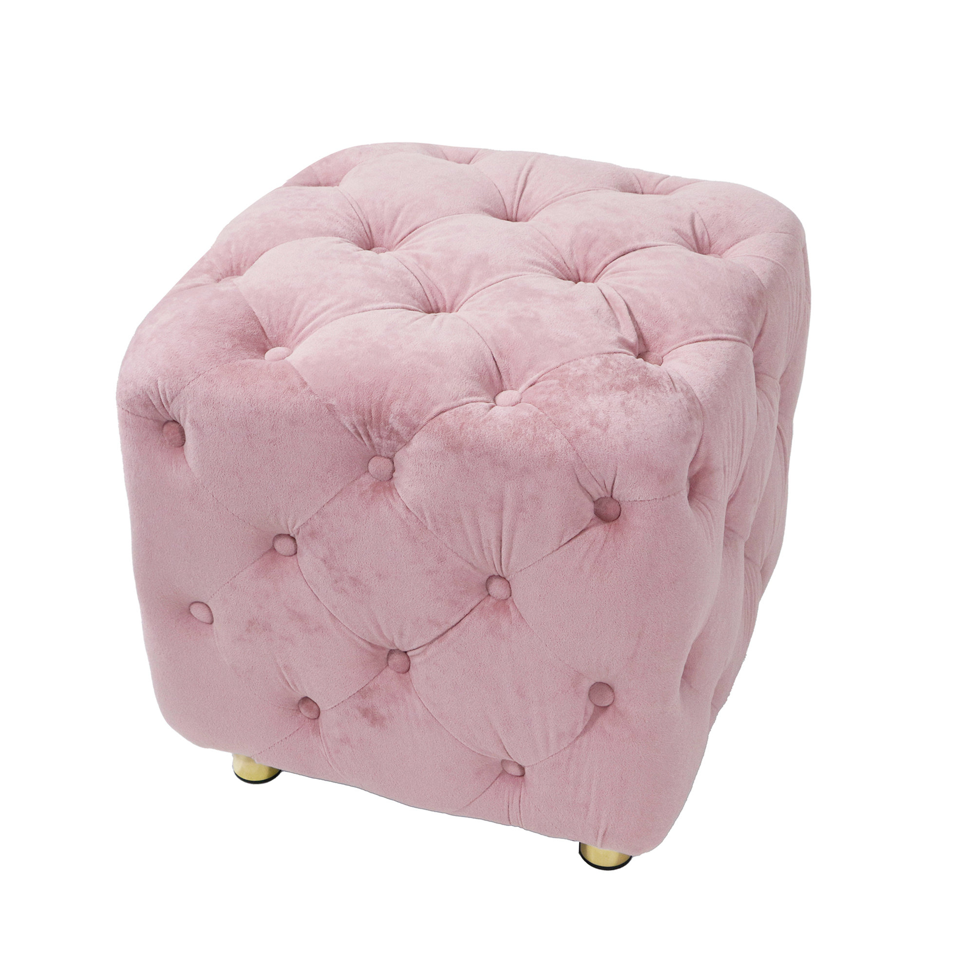 House of Hampton Exquisite Velvet Ottoman with Hidden Compartment and ...