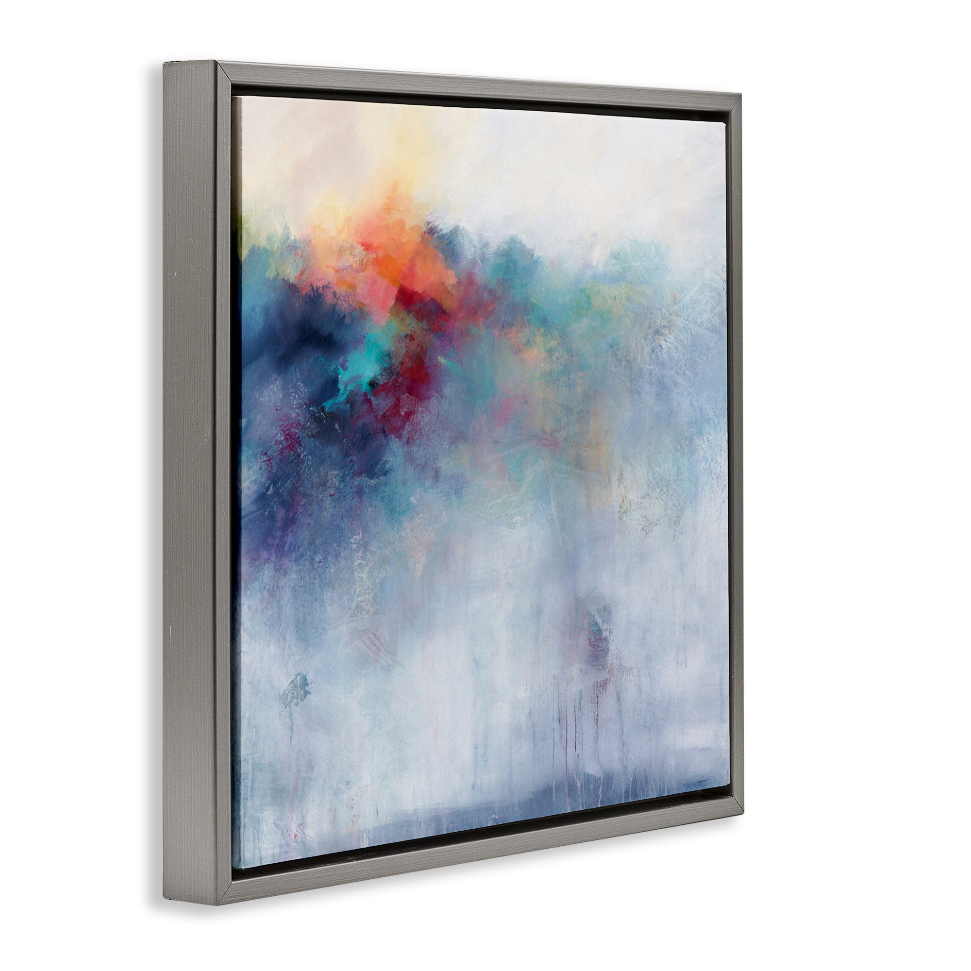Latitude Run® Cascade Abstract Floating Frame, design by Karen Hale ...