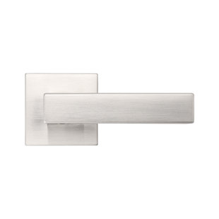 Brushed Nickel Door Levers You'll Love | Wayfair