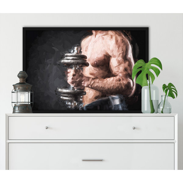 ClassicLiving Bodybuilding - Single Picture Frame Painting | Wayfair.co.uk