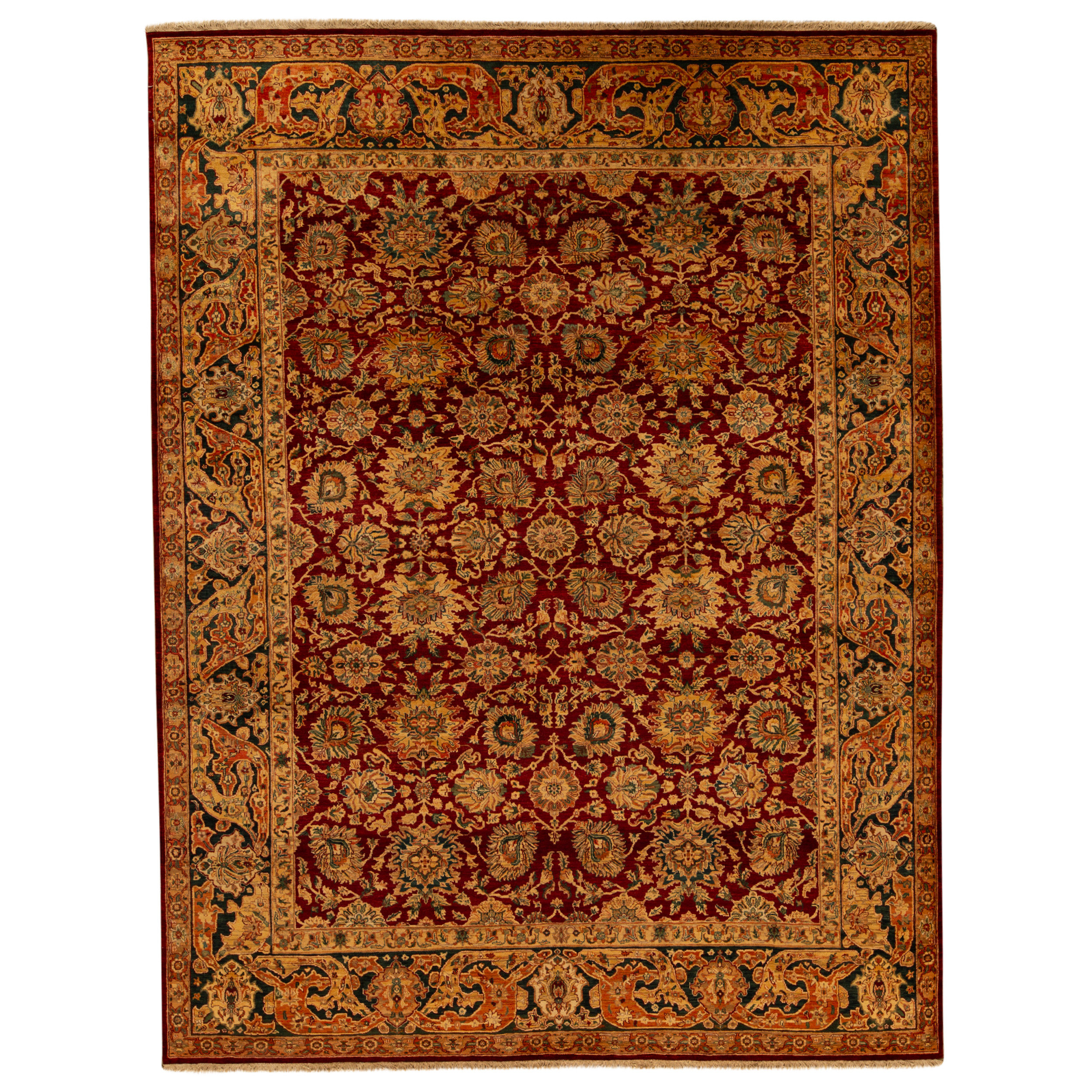 Bokara Rug Co., Inc. High-Quality Hand-Knotted Red And Blue Area Rug ...