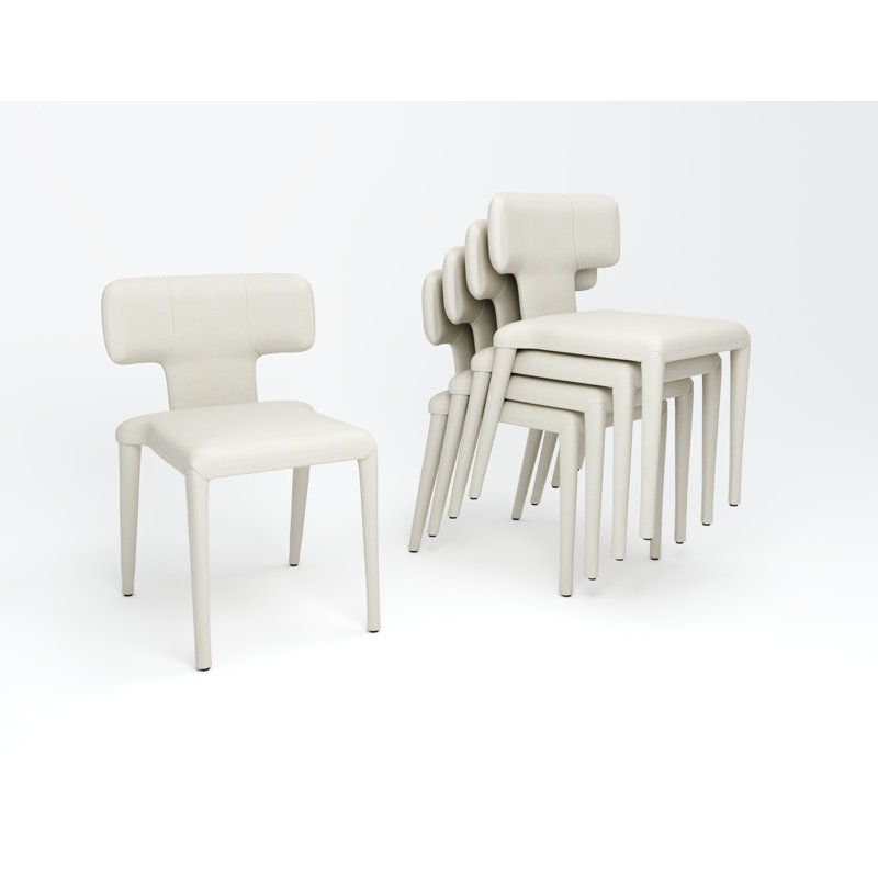 Latitude Run® T-Shaped Stackable Chair, Set Of 4 | Wayfair