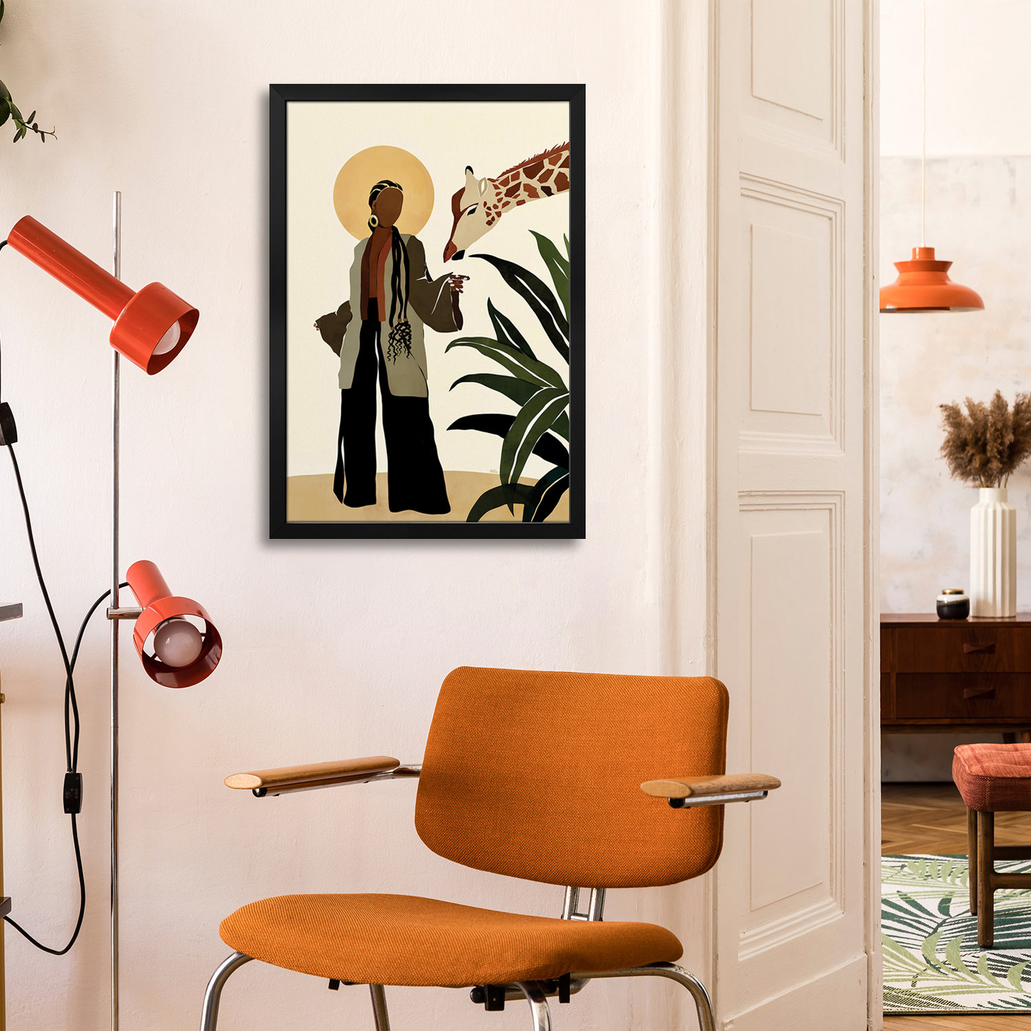 Bungalow Rose Ari Premium Framed Poster by Bria Nicole - Wayfair Canada