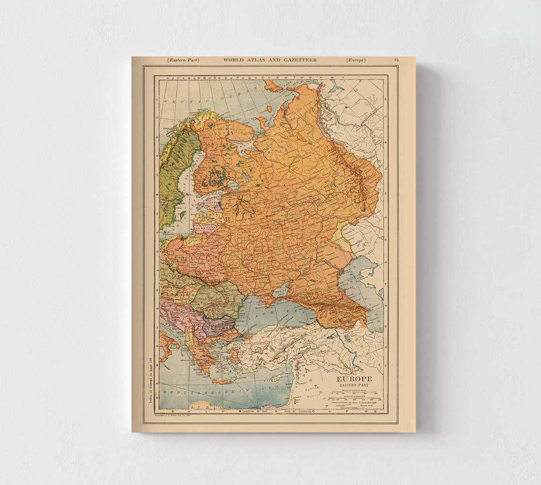 WeFrameArt Eastern Europe Russia Poland - Reynold 1921, Russian Antique ...