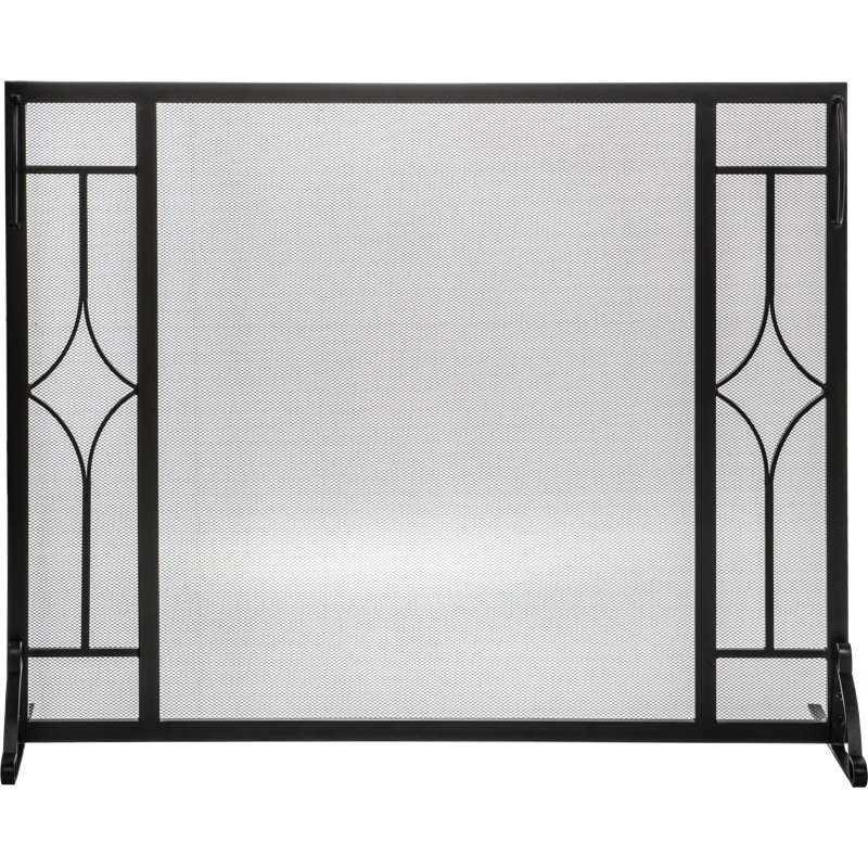 Ebern Designs Hapstall Steel Fireplace Screen | Wayfair