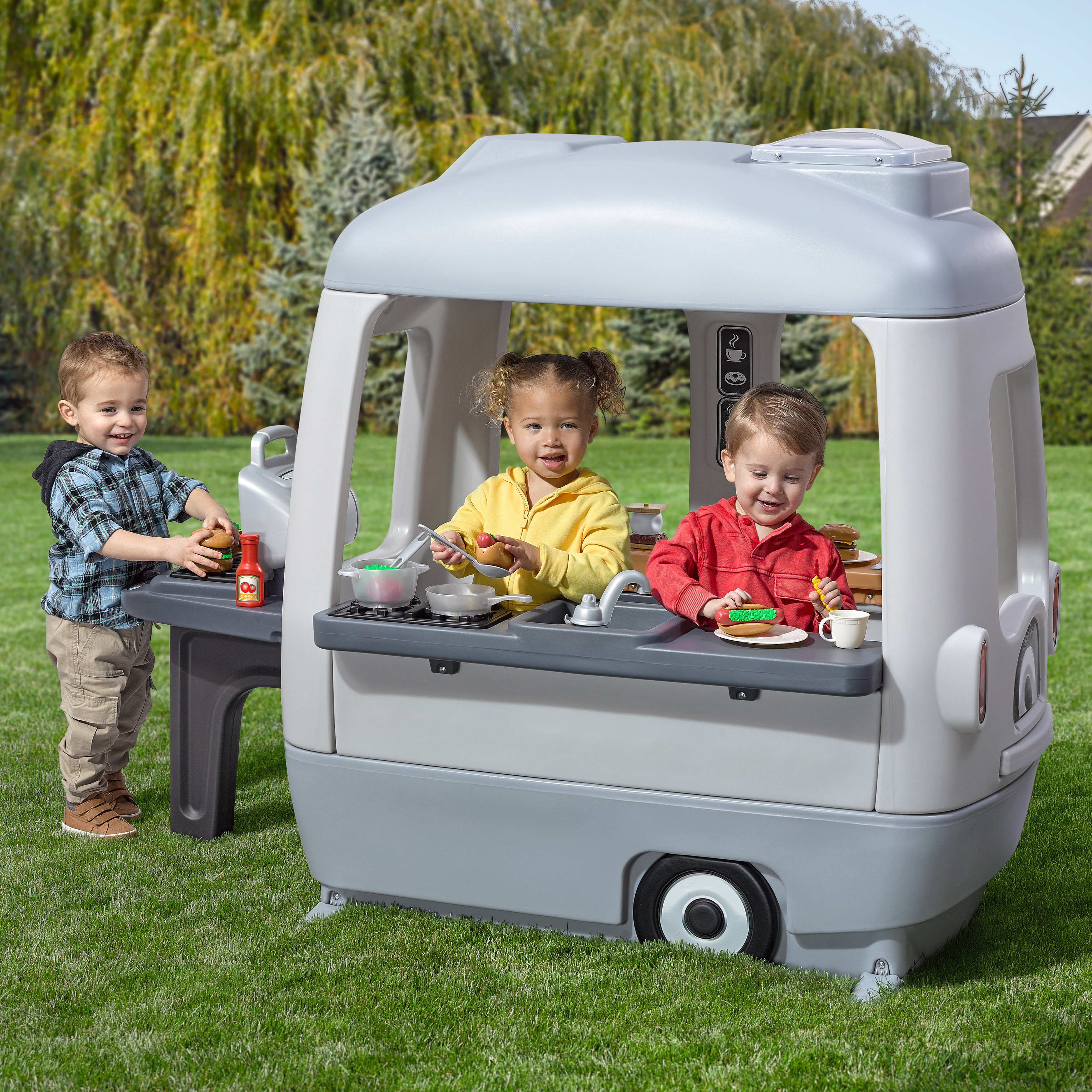 Step2 Adventure Camper and Plastic Toddler Playhouse & Reviews | Wayfair