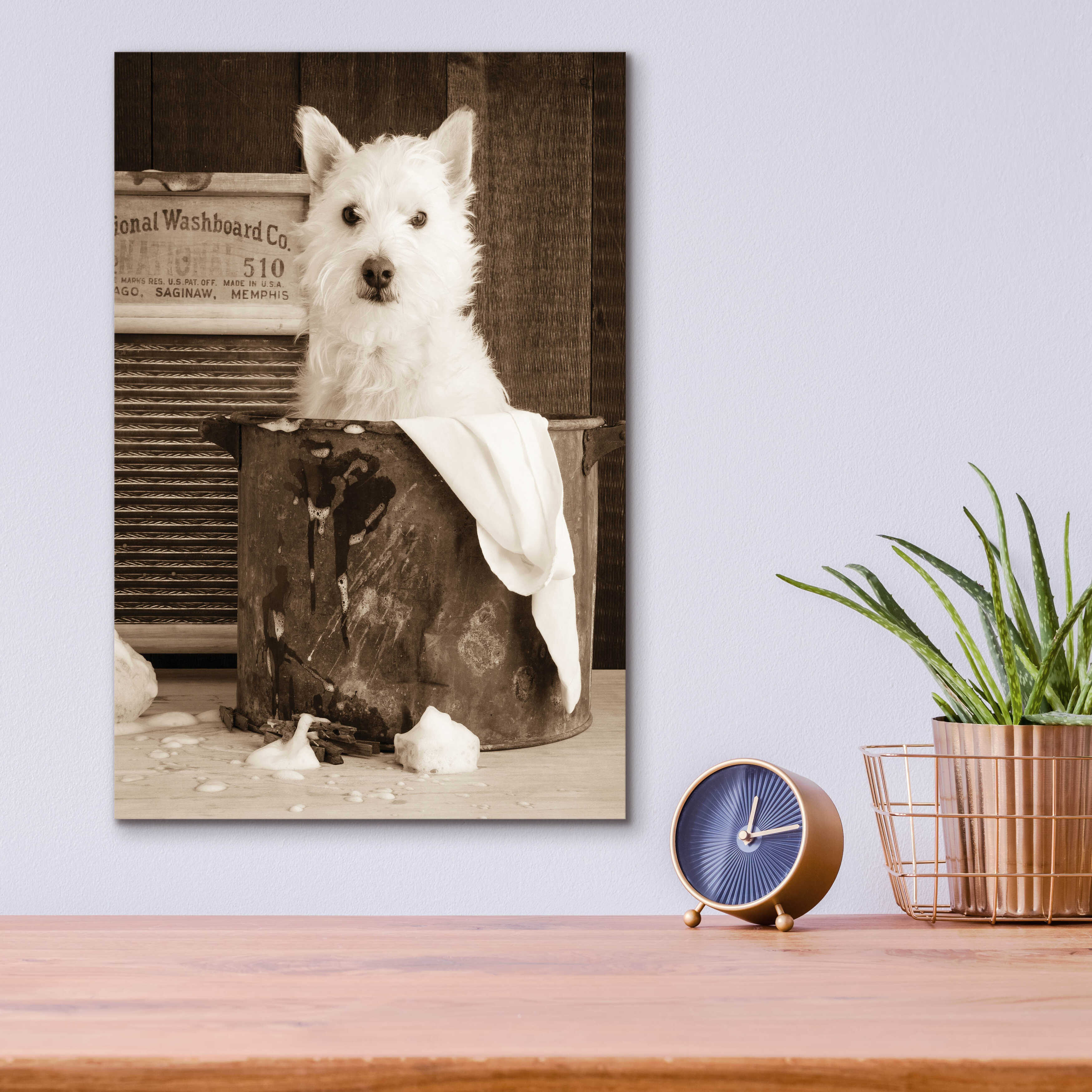 Red Barrel Studio® Vintage Wash Day by Edward M. Fielding - Unframed ...