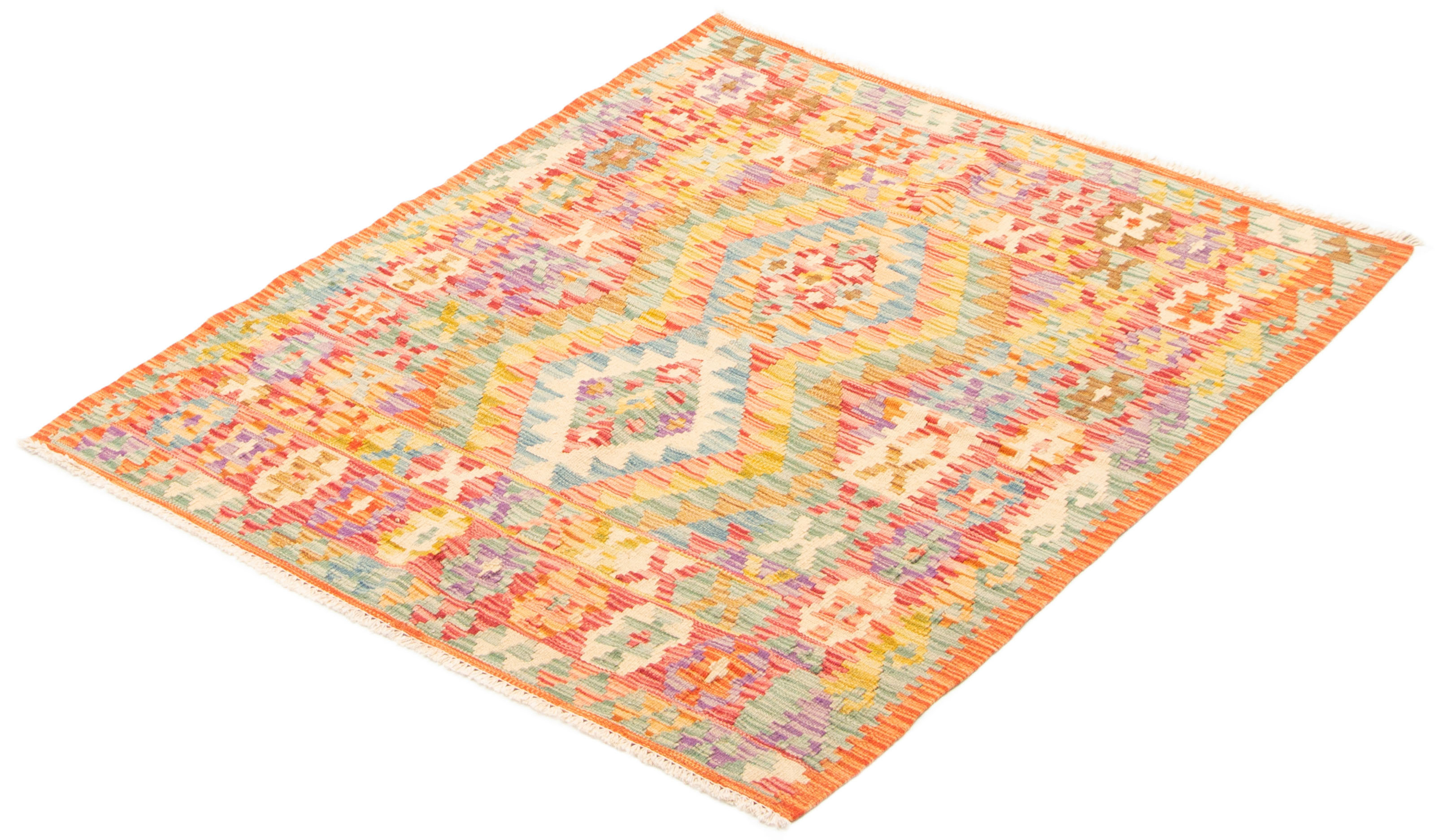 Bungalow Rose Rectangle Pryscilla Rectangle 3'4" X 4'1" Wool Area Rug ...