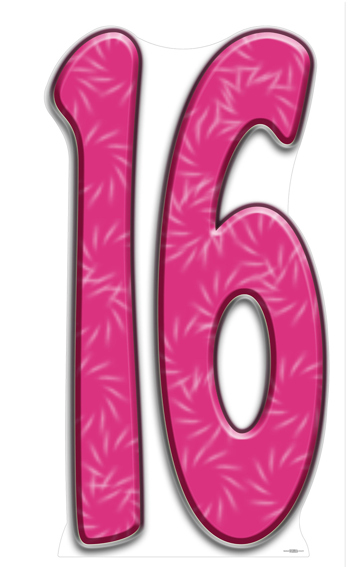 Star Cutouts Number 16 Cardboard Standup - Wayfair Canada