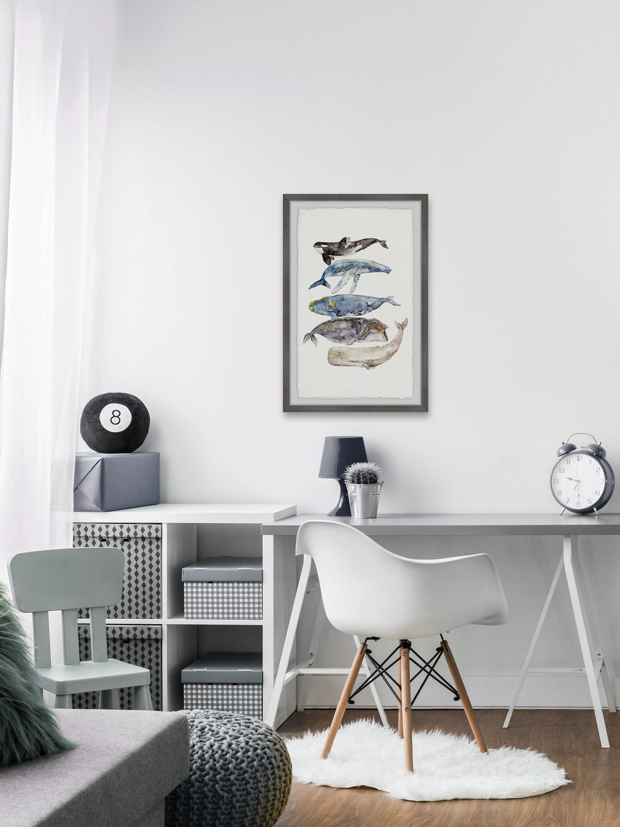 Harriet Bee Koby Whale Species by Rachel Byler - Painting | Wayfair.co.uk